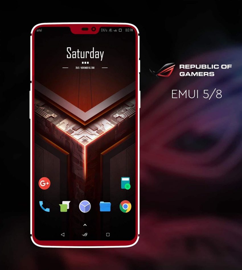 Asus ROG Theme EMUI 5/8/9 | Asus ROG Theme Huawei & Honor Phones ...