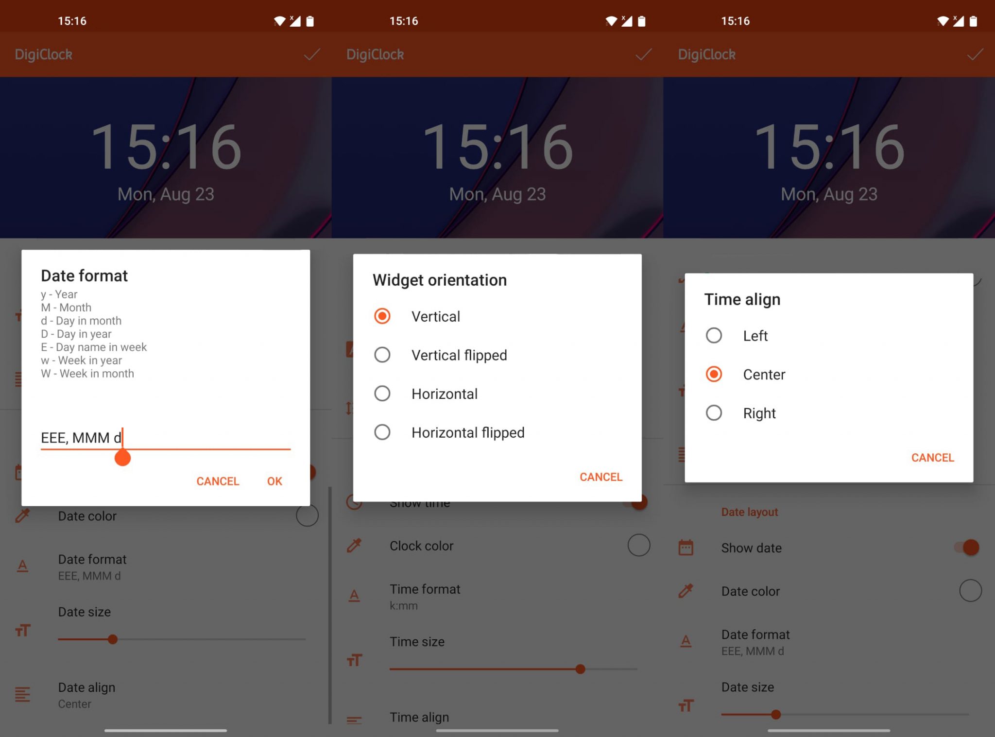 DigiClock: Customizable Aesthetic Clock Widget - Download EMUI Themes ...