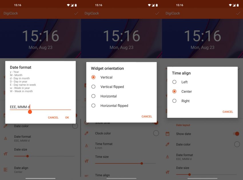 DigiClock: Customizable Aesthetic Clock Widget - Download EMUI Themes ...